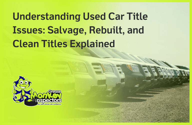 Used Car Title Issues: Salvage, Rebuilt, and Clean Titles Explained