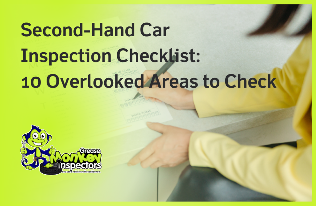 Second Hand Car Inspection Checklist: 10 Overlooked Areas