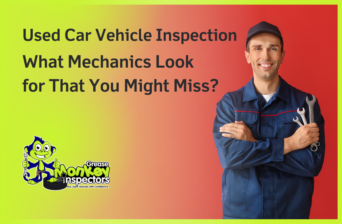 Used Car Vehicle Inspection – What Pros Look for?